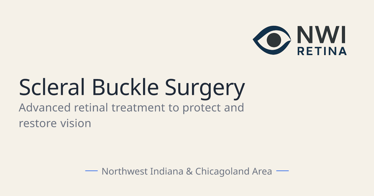 Scleral Buckle Surgery | NWI Retina Institute
