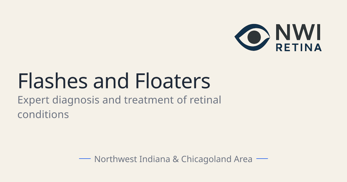 Flashes and Floaters | NWI Retina Institute